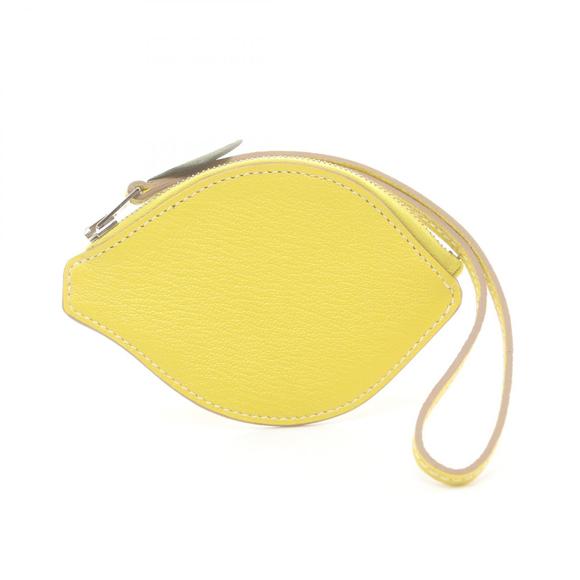 Hermes | Bags | Hermes Tutti Frutti Portomone Coin Wallet Chevre Yellow ...